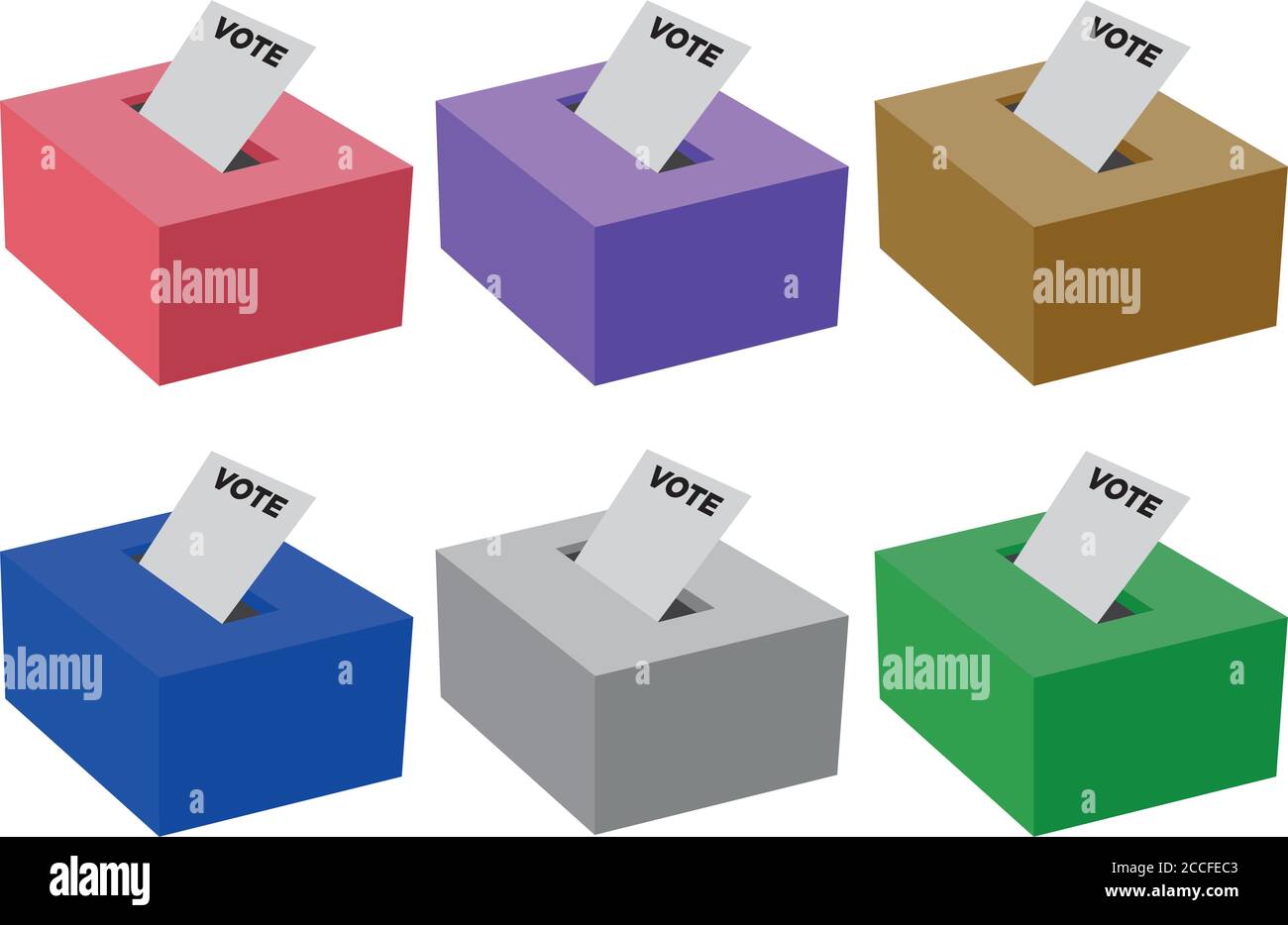 Voting booth vector vectors hi-res stock photography and images - Alamy