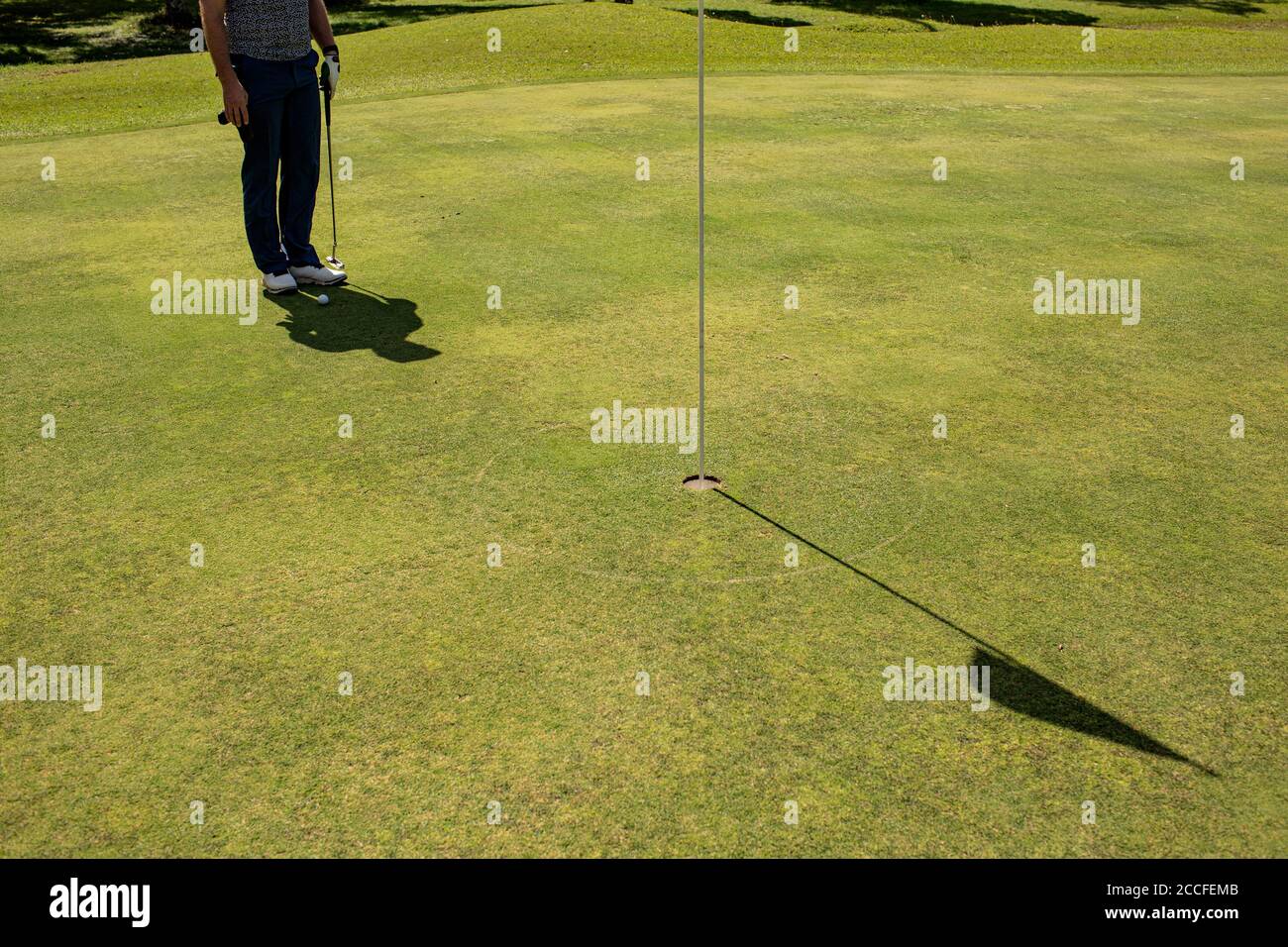 Man Throwing Golf Ball Air High Resolution Stock Photography and Images ...