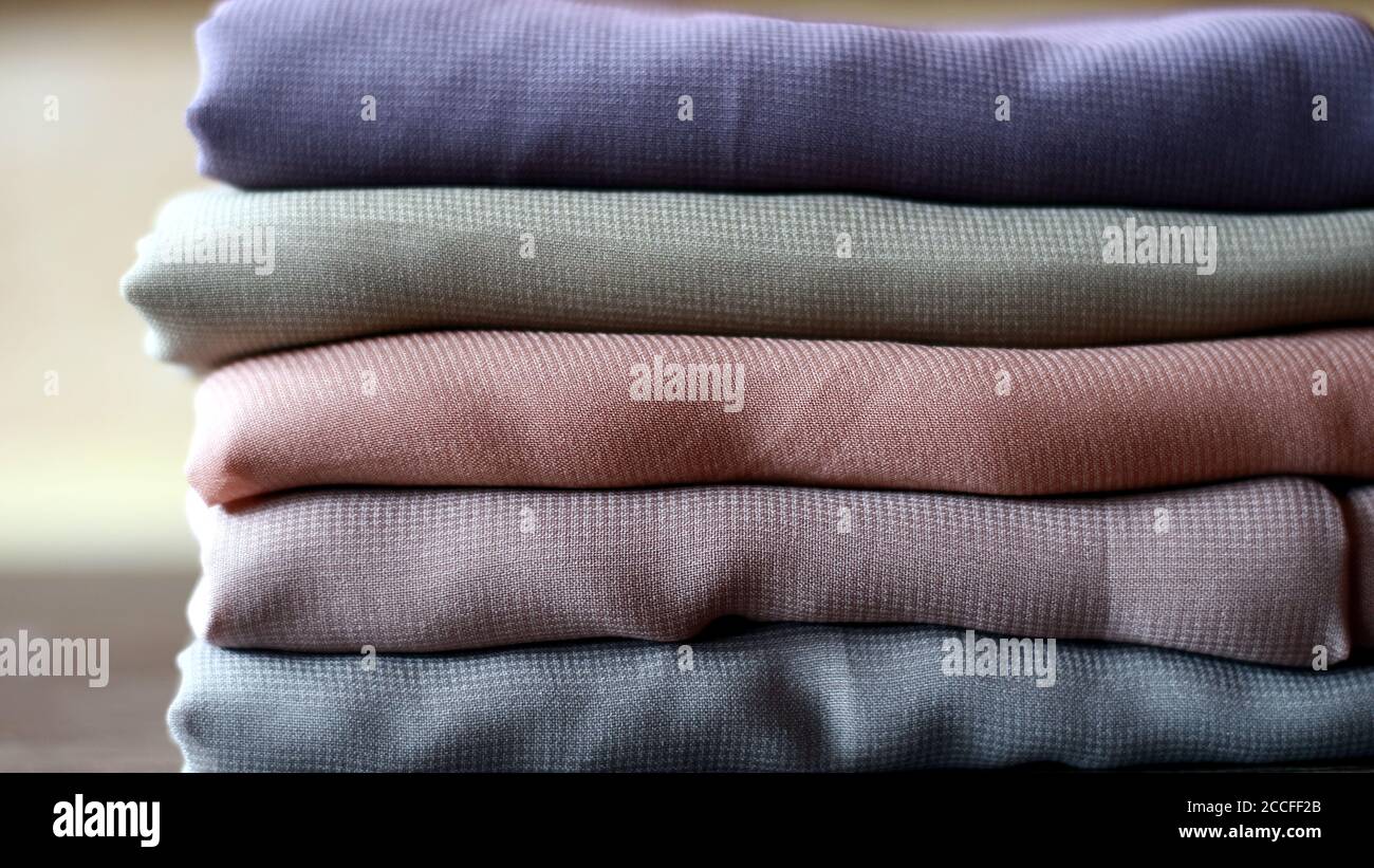 Heap various colors cloth hi-res stock photography and images - Alamy