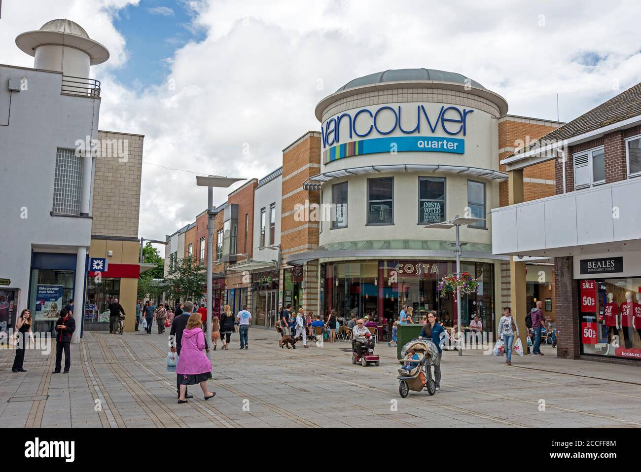 The Vancouver Shopping Quarter in Broad Street, King's Lynn, Norfolk, Britain Vancouver Quarter ...