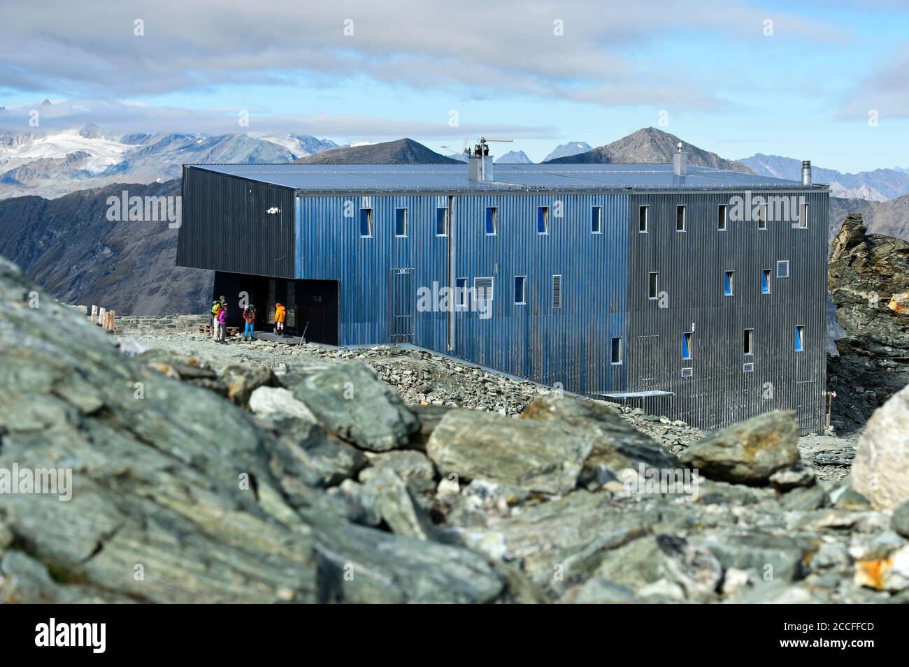 Cabane De Tracuit Mountain Hut High Resolution Stock Photography and ...