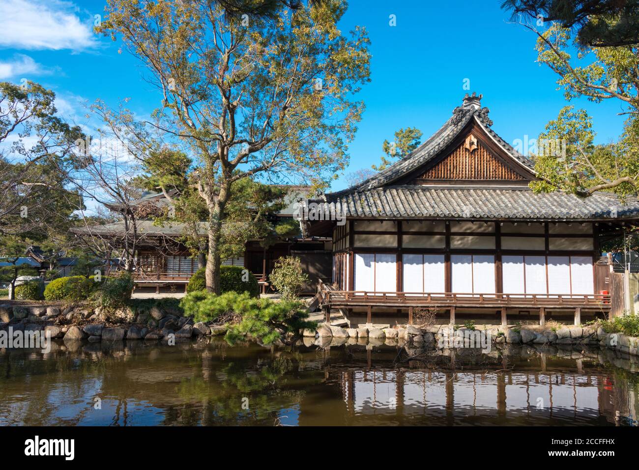 Osaka, Japan - Sumiyoshi taisha Shrine in Osaka, Japan. It is the main ...