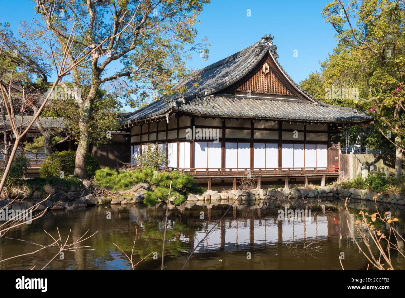 Osaka, Japan - Sumiyoshi taisha Shrine in Osaka, Japan. It is the main ...