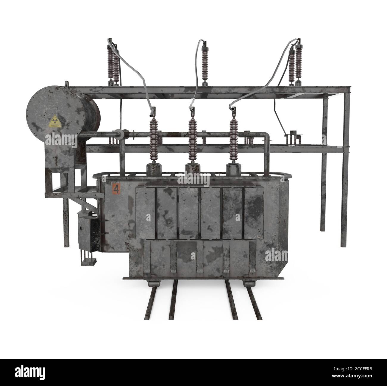 Power line electric high voltage Cut Out Stock Images & Pictures - Alamy