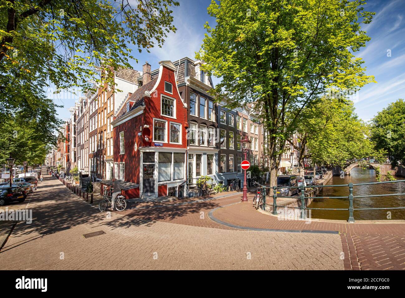 Amsterdam canals in summer Stock Photo - Alamy