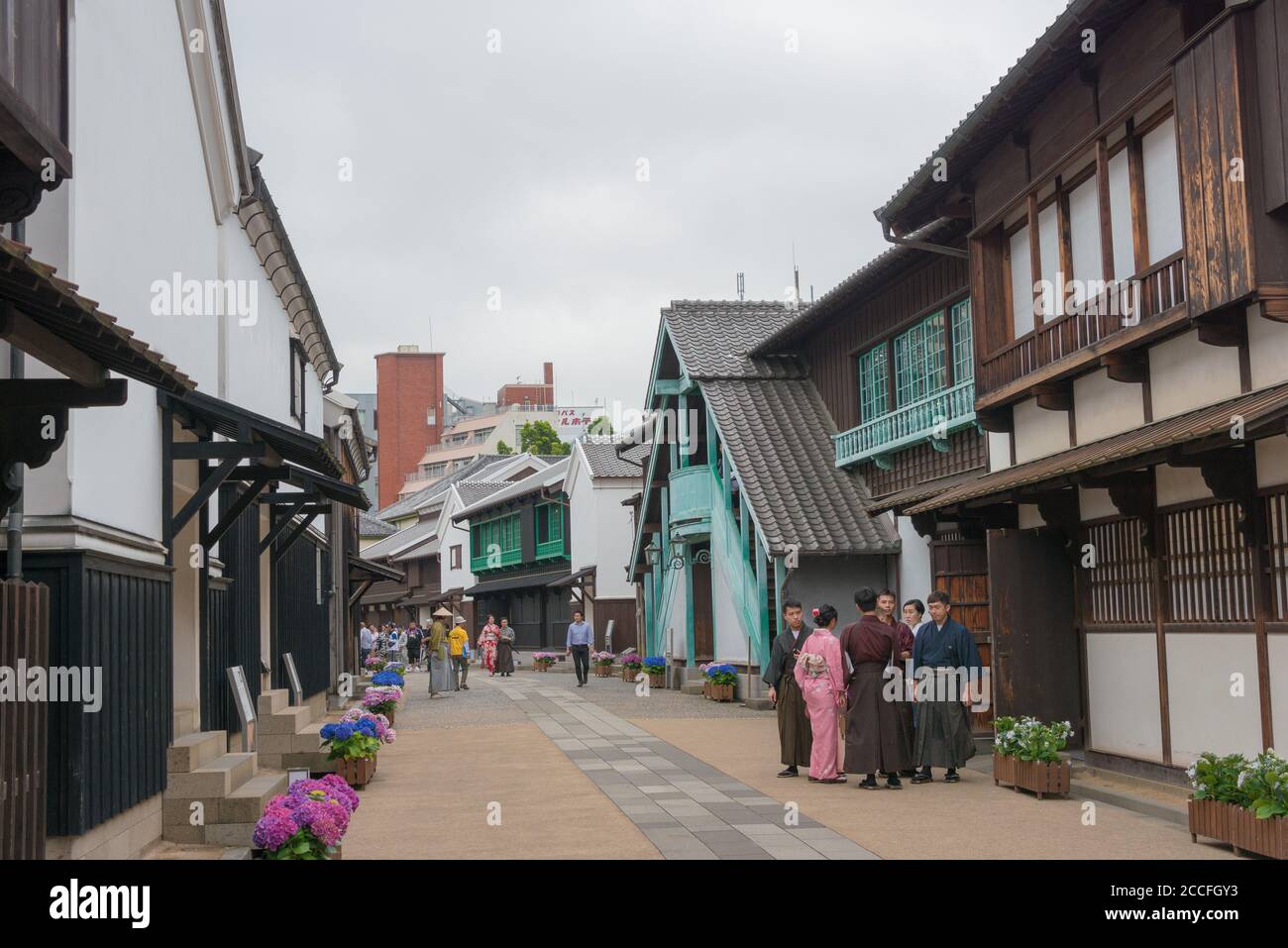 Site of the Former Dutch Factory on Dejima in Nagasaki, Japan. Dejima ...