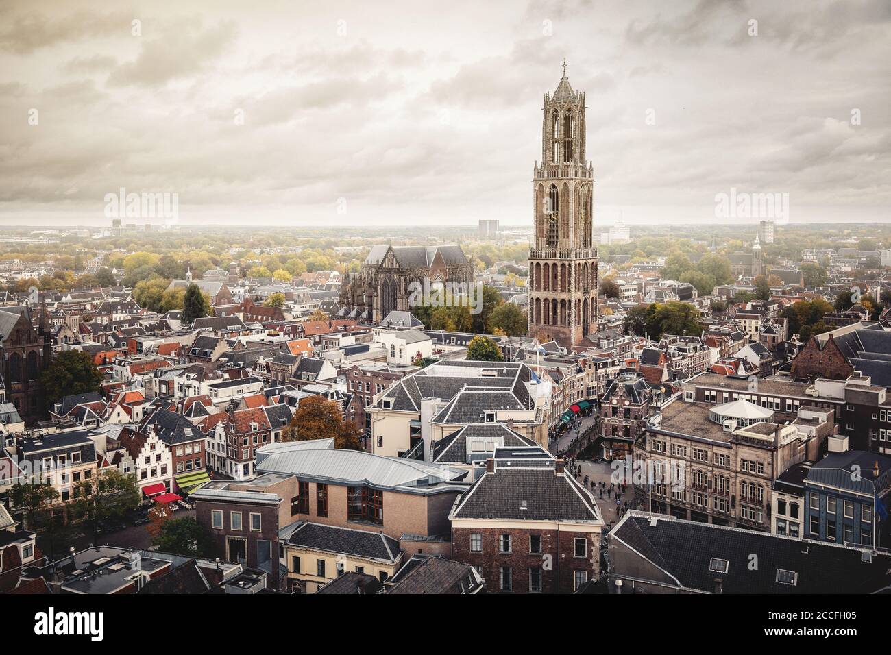 View of Utrecht, one of the oldest cities in the Netherlands Stock ...
