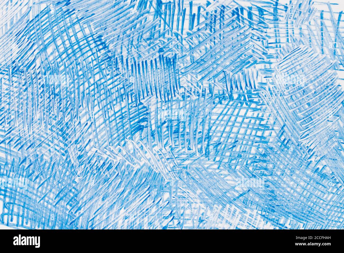 blue marker painted on white background texture Stock Photo - Alamy