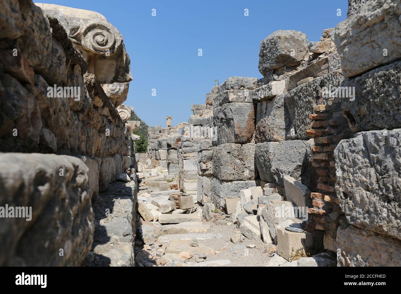 Ephesus Ancient City in Selcuk Town, Izmir City, Turkey Stock Photo - Alamy
