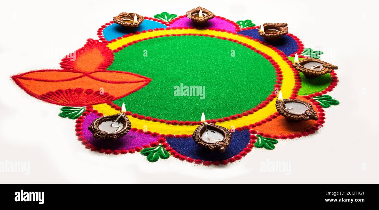 Rangoli Design is an art form made during using powder colours during ...
