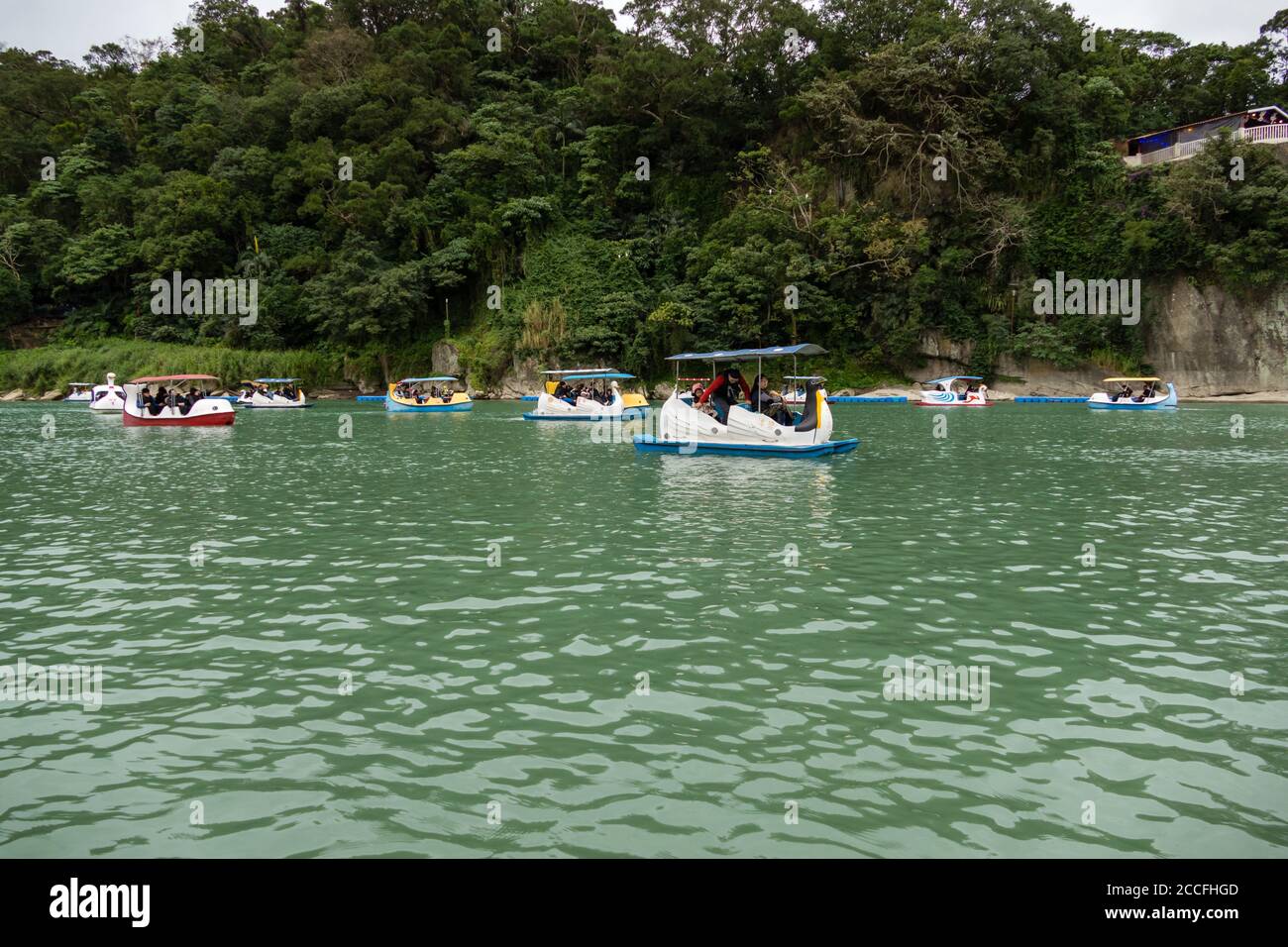 NEW TAIPEI CITY, TAIWAN - JANUARY 31, 2017 - Unidentified people ...