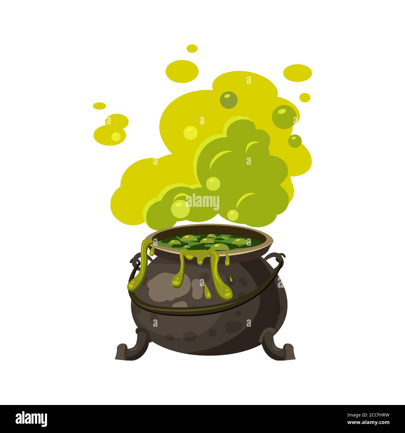 Cauldron with smoke Cut Out Stock Images & Pictures - Alamy
