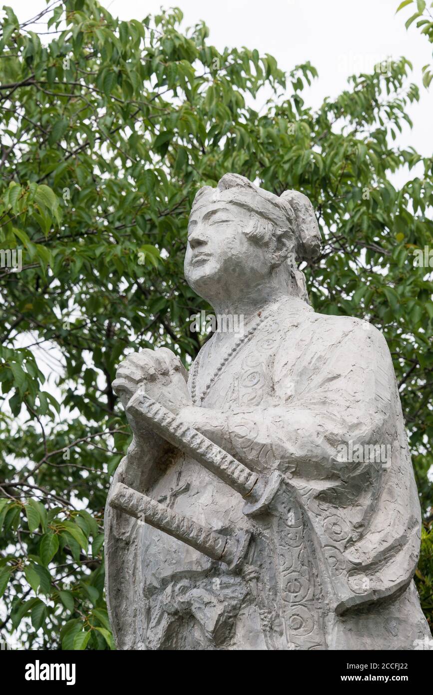 Nagasaki, Japan - Statue of Amakusa Shiro (1621?-1638) at Remains of ...