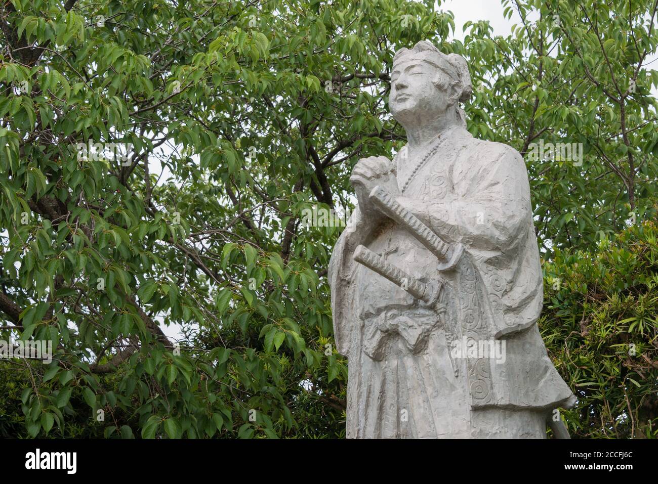 Nagasaki, Japan - Statue of Amakusa Shiro (1621?-1638) at Remains of ...