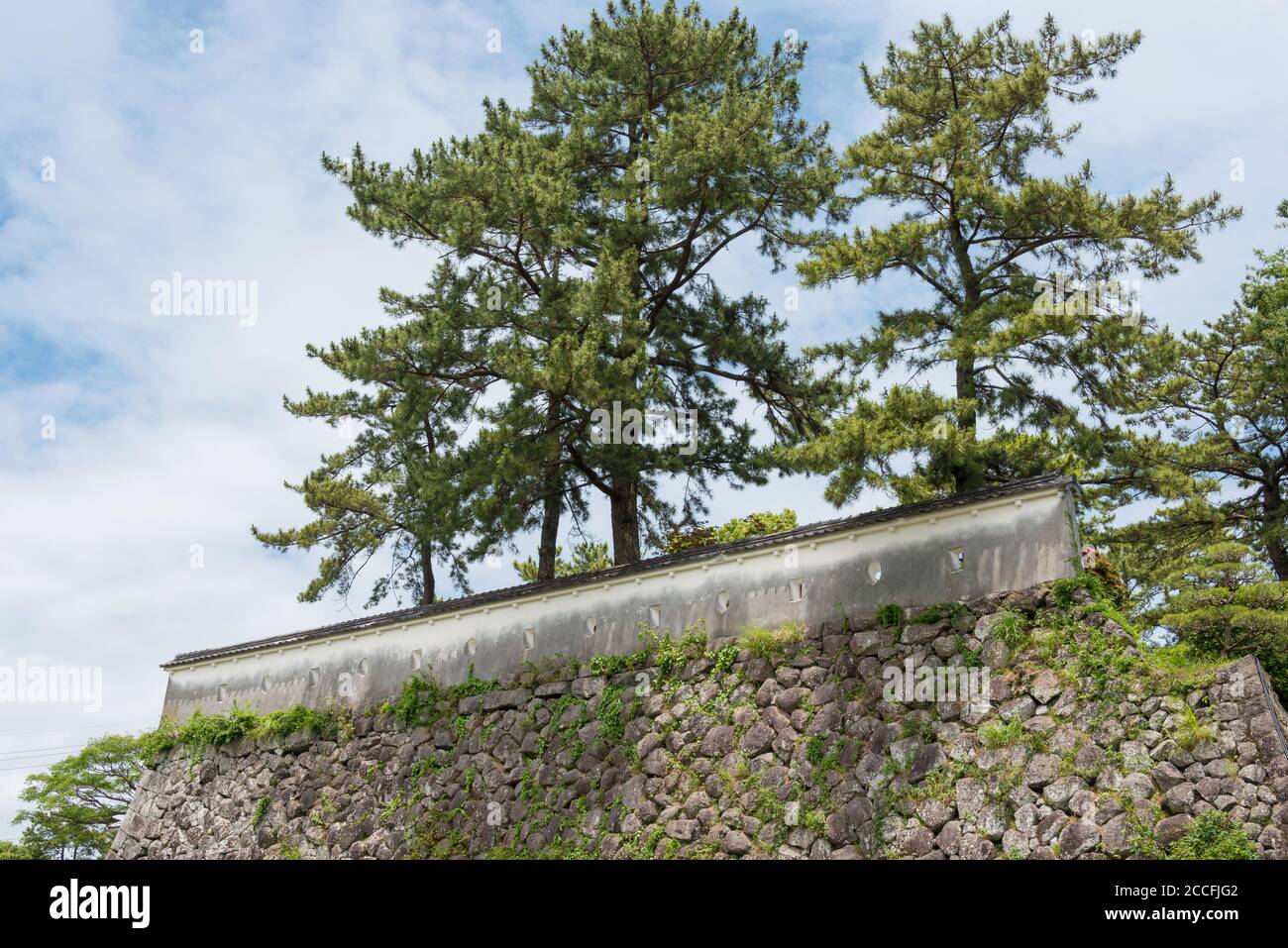 Nagasaki, Japan - Shimabara castle in Shimabara, Nagasaki, Japan. The ...