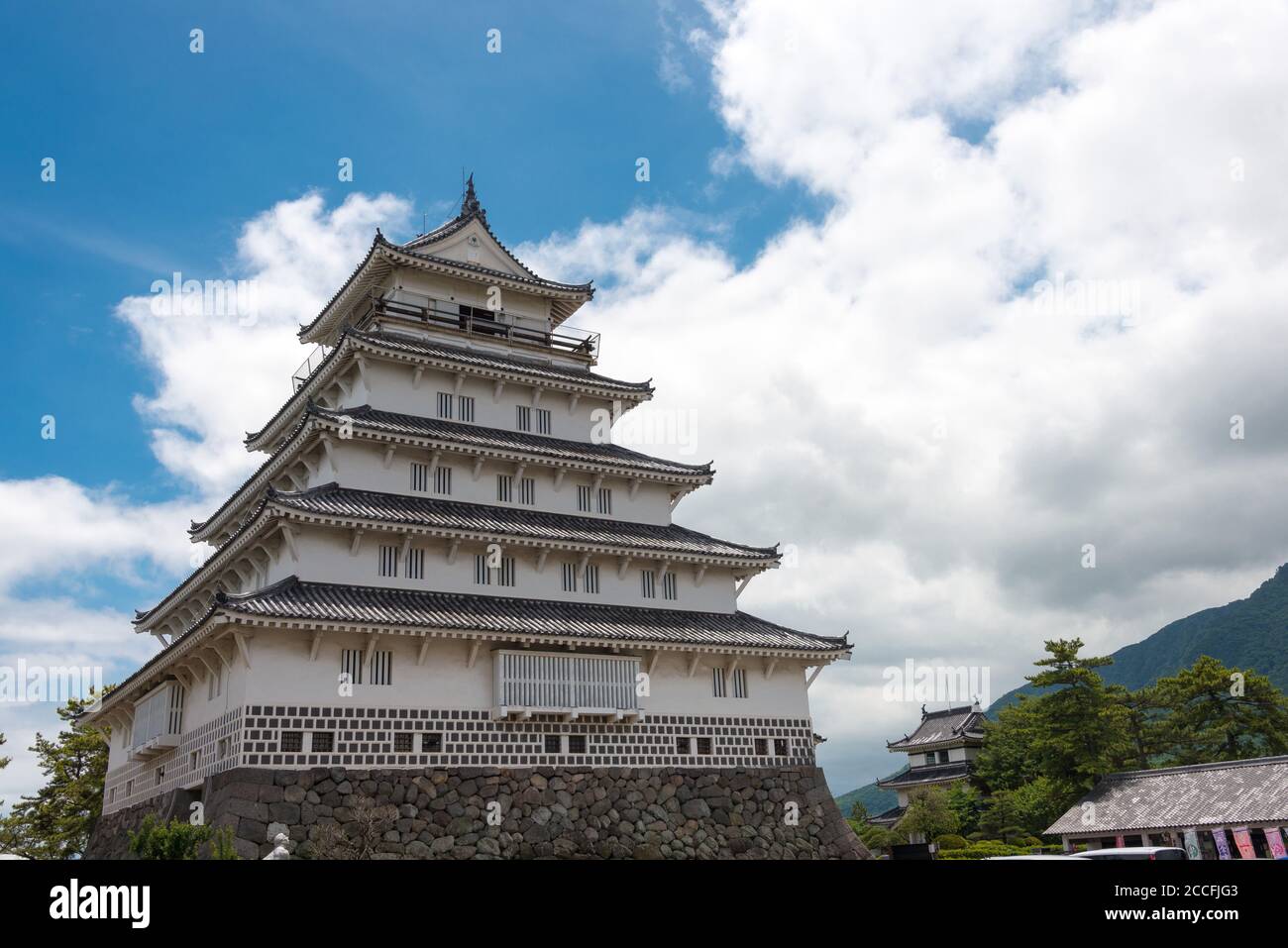 Nagasaki, Japan - Shimabara castle in Shimabara, Nagasaki, Japan. The ...