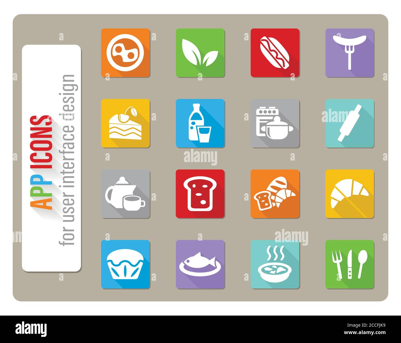 Food toast scrambled eggs Stock Vector Images - Alamy