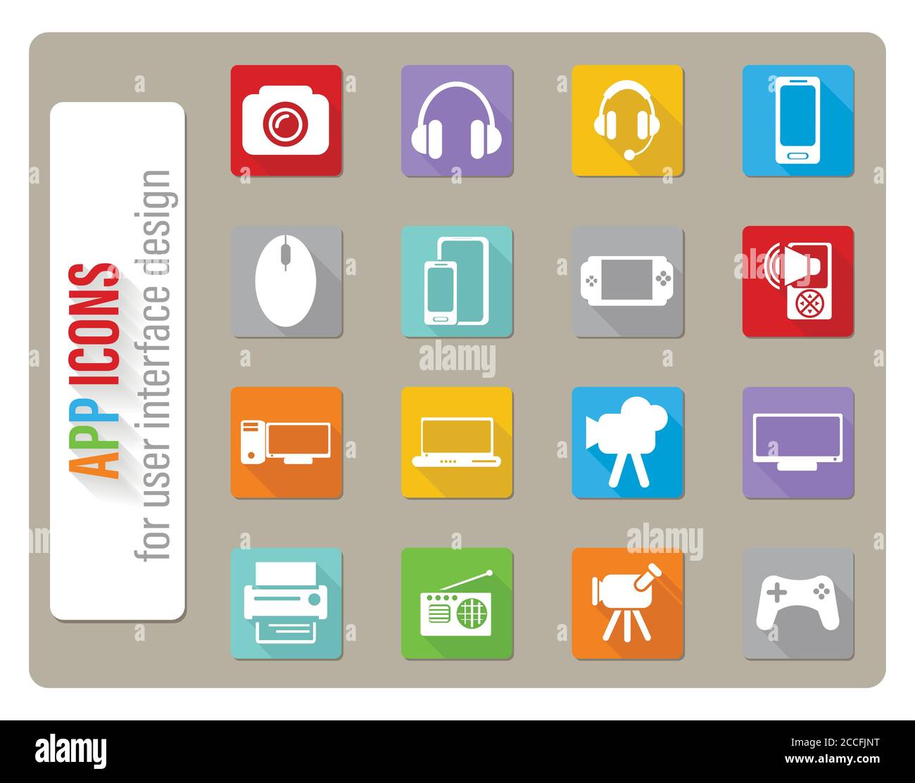 gadget icon set Stock Vector Image & Art - Alamy