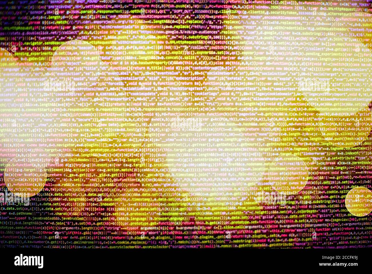 Programming code abstract technology background of software developer ...