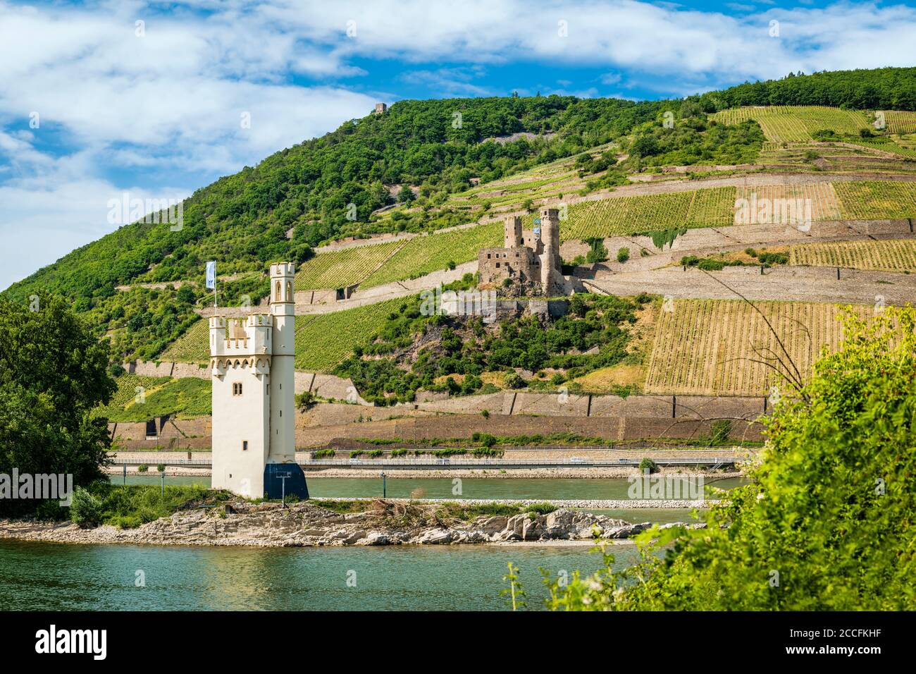 Mauseturm And Ehrenfels Castle Ruins High Resolution Stock Photography and Images - Alamy
