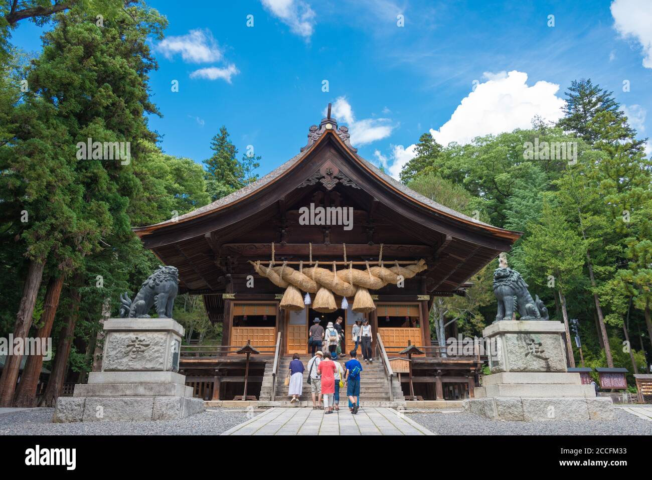 Nagano, Japan - Suwa-taisha (Suwa Grand Shrine) Shimosha Akimiya in ...