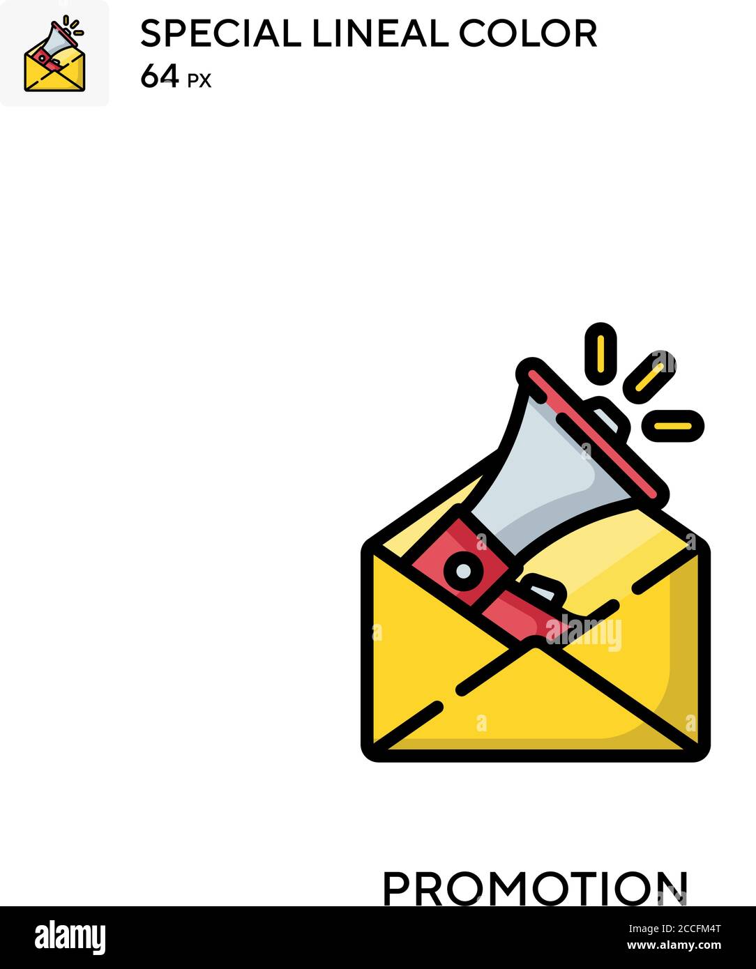 Promotion Special lineal color icon. Illustration symbol design ...