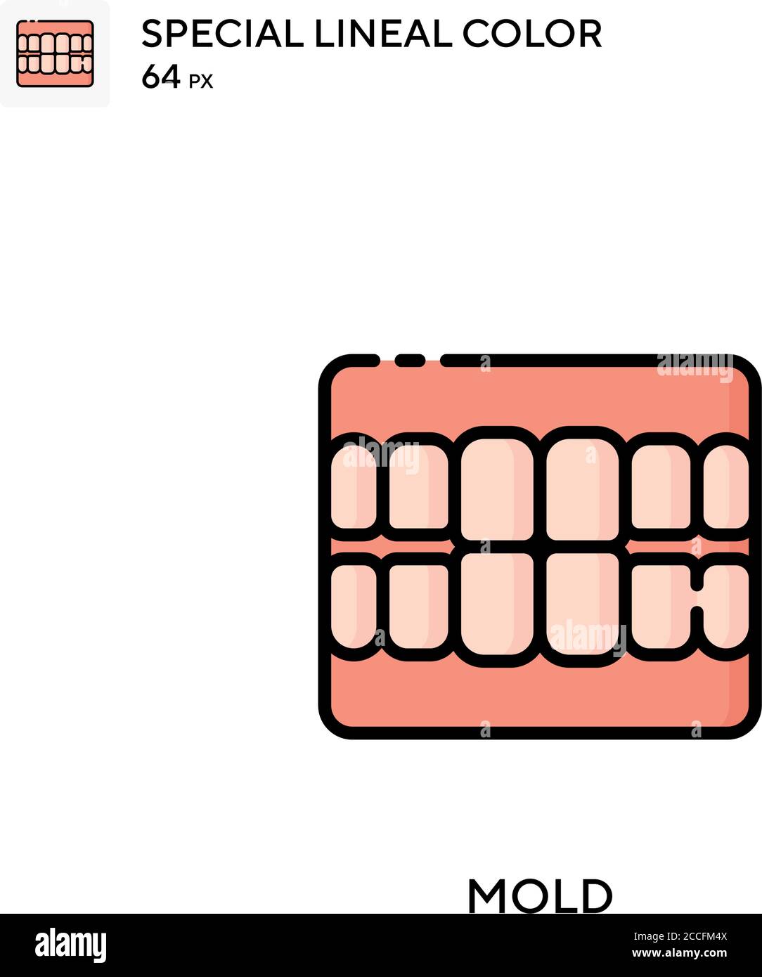 Mold Special lineal color icon. Illustration symbol design template for web mobile UI element ...