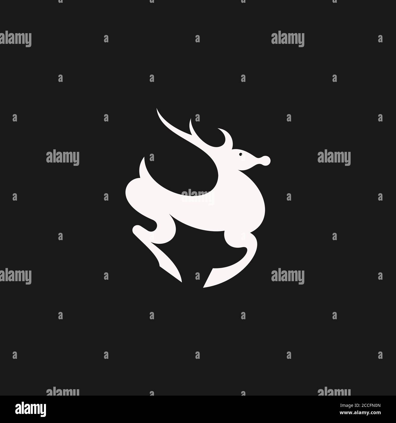 Deer symbol - vector illustration design Stock Vector Image & Art - Alamy