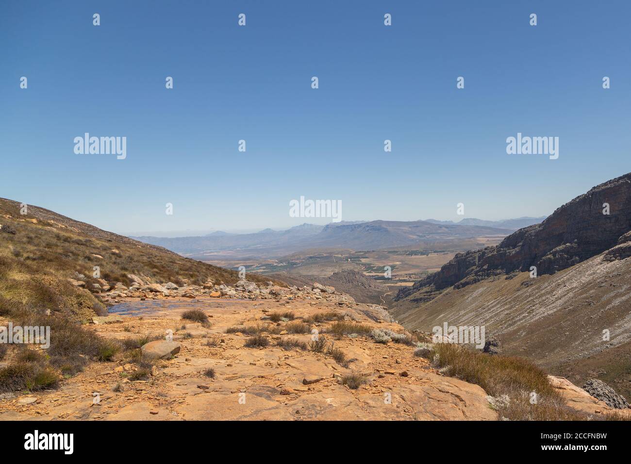 Panorama along the 4x4 Trail of Matroosberg, east of Ceres, Western ...