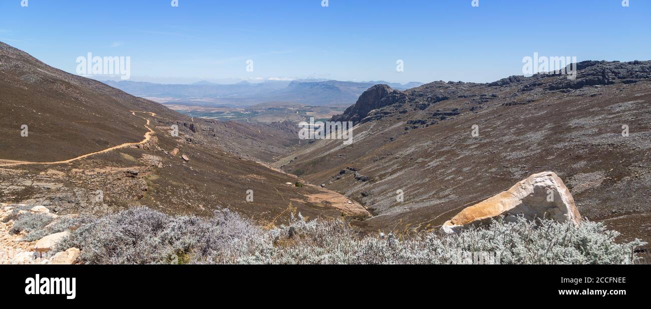 Panorama along the 4x4 Trail of Matroosberg, east of Ceres, Western ...