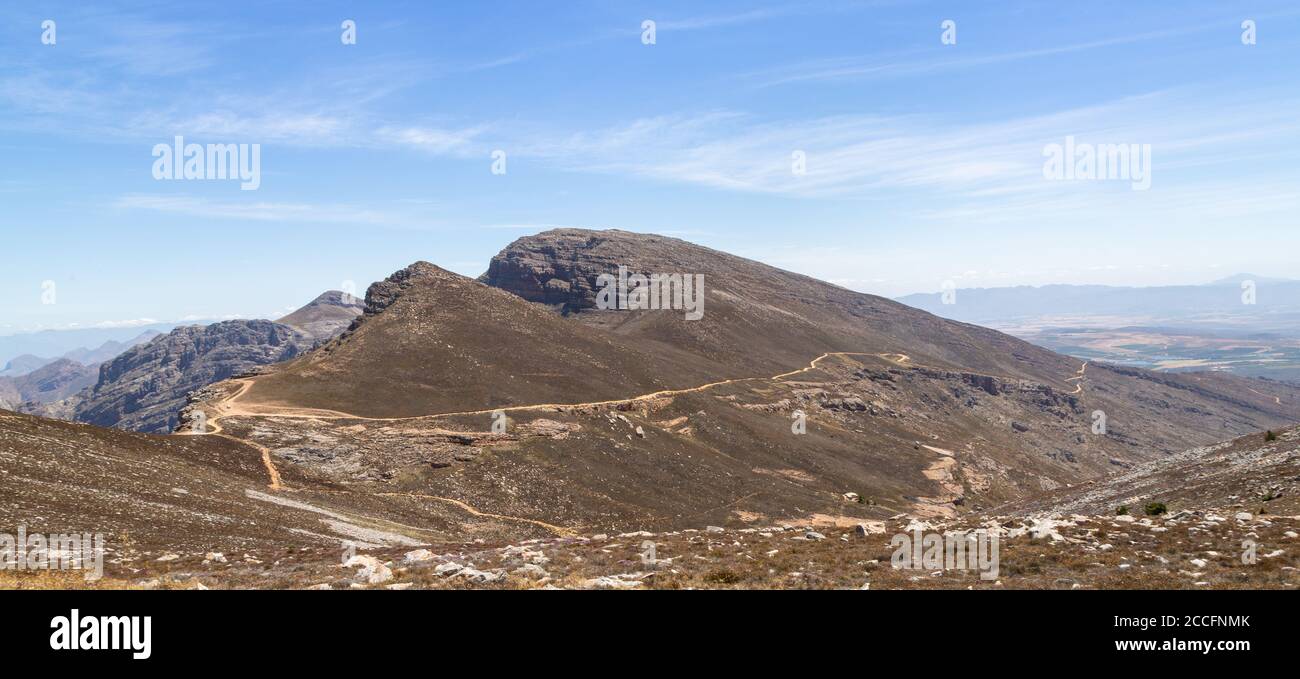 Panorama along the 4x4 Trail of Matroosberg, east of Ceres, Western ...