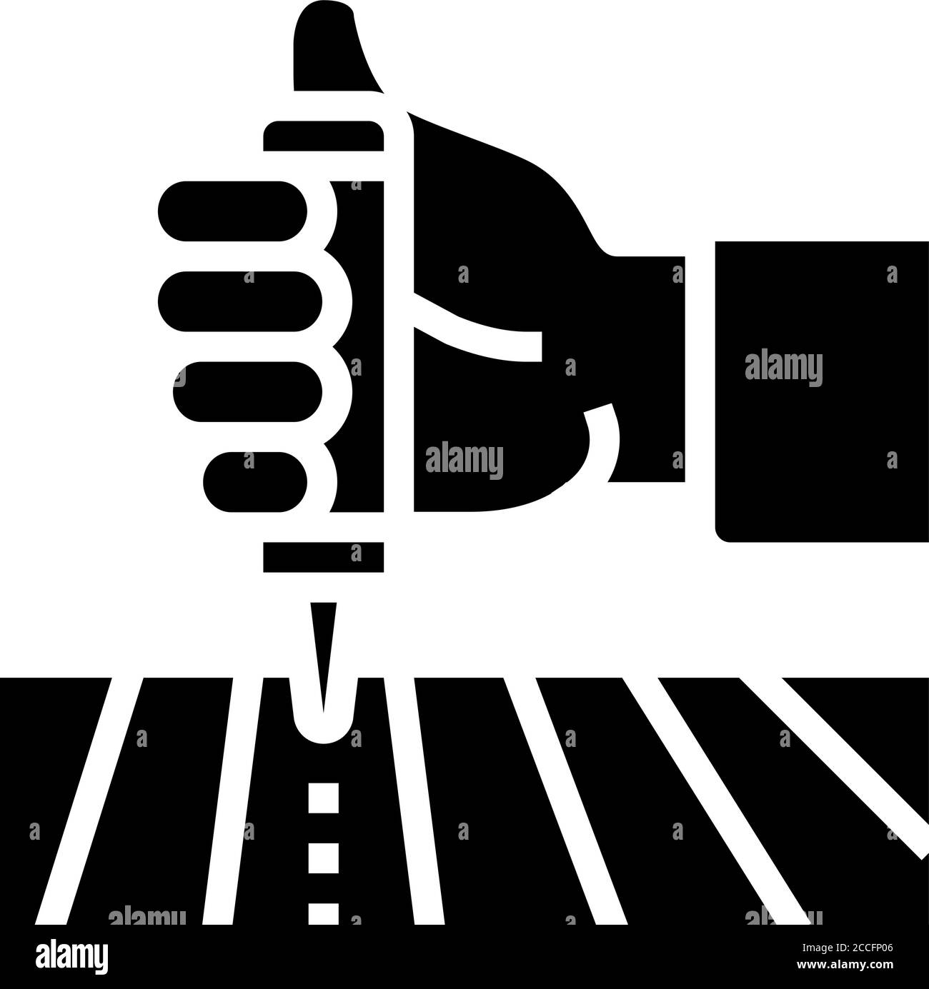 chemical field treatment glyph icon vector illustration Stock Vector ...