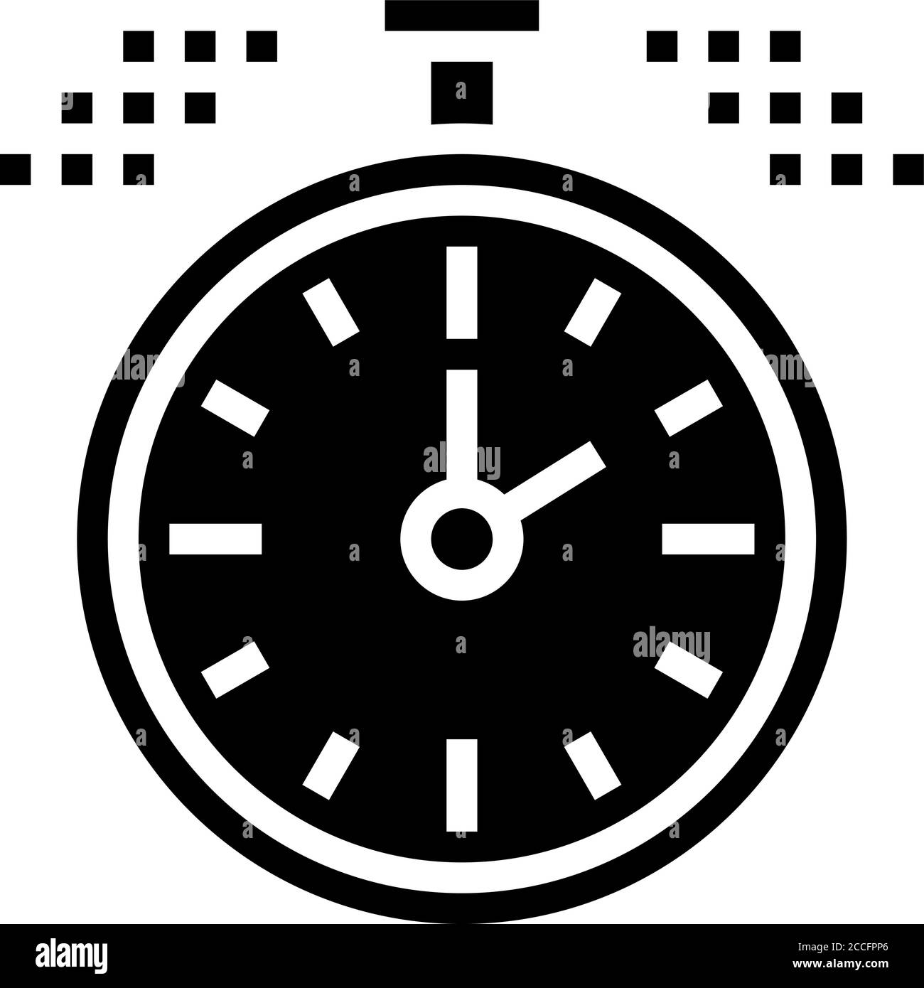 watch time glyph icon vector illustration Stock Vector Image & Art - Alamy