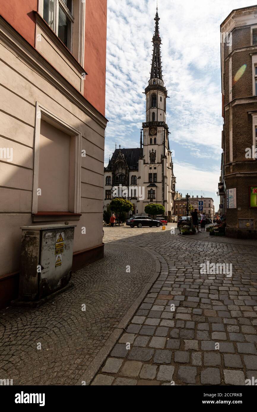 Europe, Poland, Lower Silesia, Zabkowice Slaskie / Frankenstein - town ...
