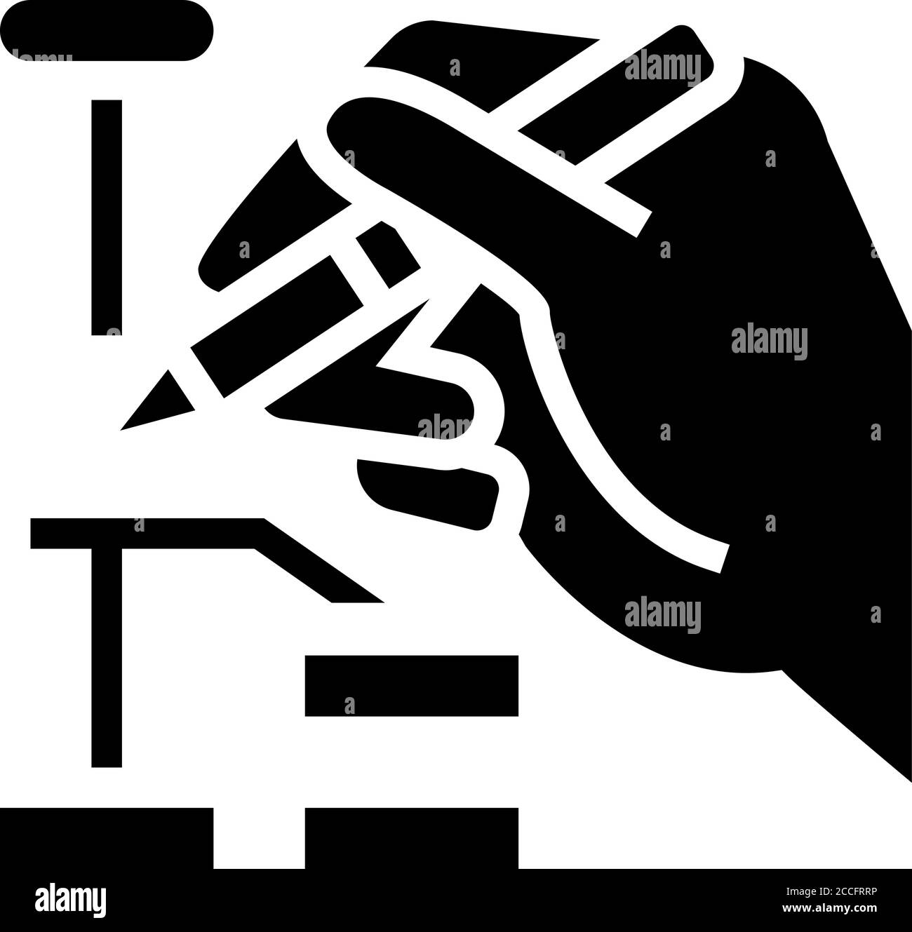 building hierarchy glyph icon vector illustration Stock Vector Image ...