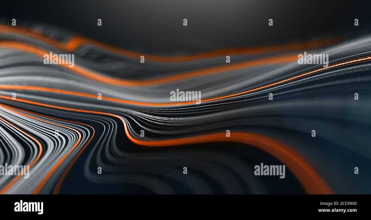 Liquid lines pattern. Wave shape pattern colorful music digital lines ...