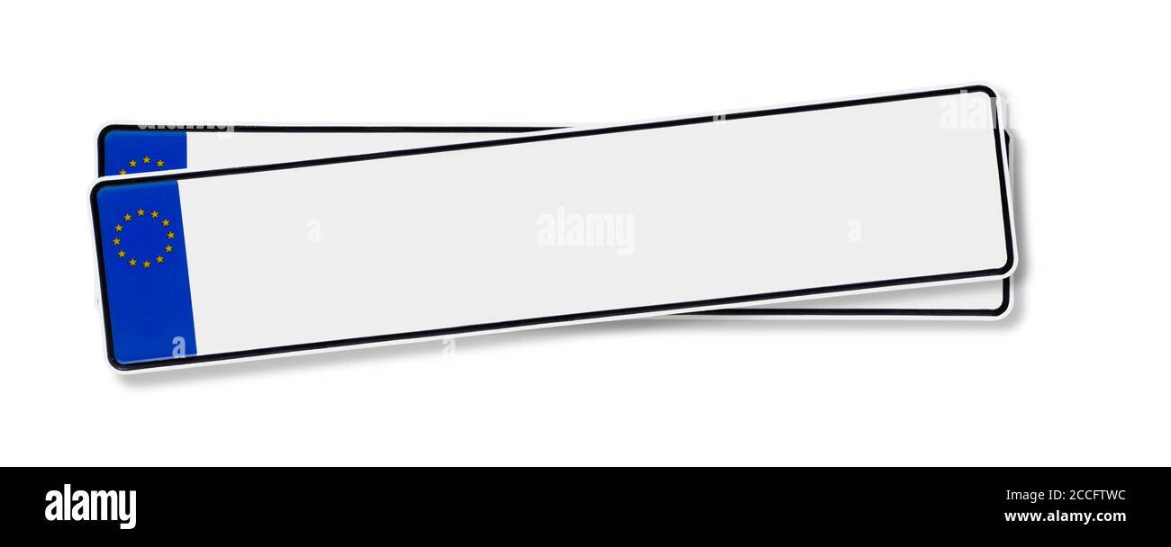 Number plate blank hi-res stock photography and images - Alamy