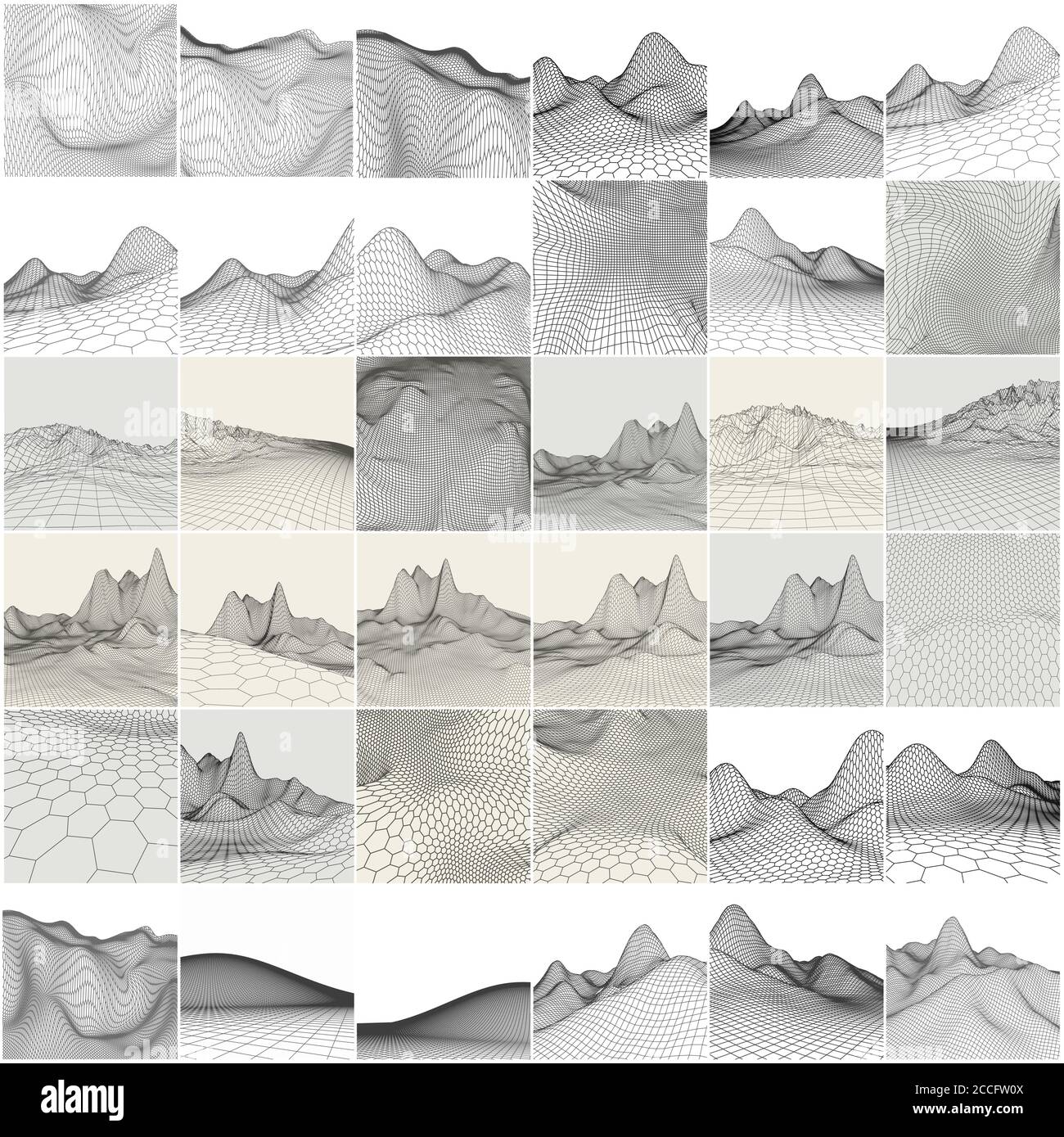 Binary code background set Stock Vector Images - Alamy