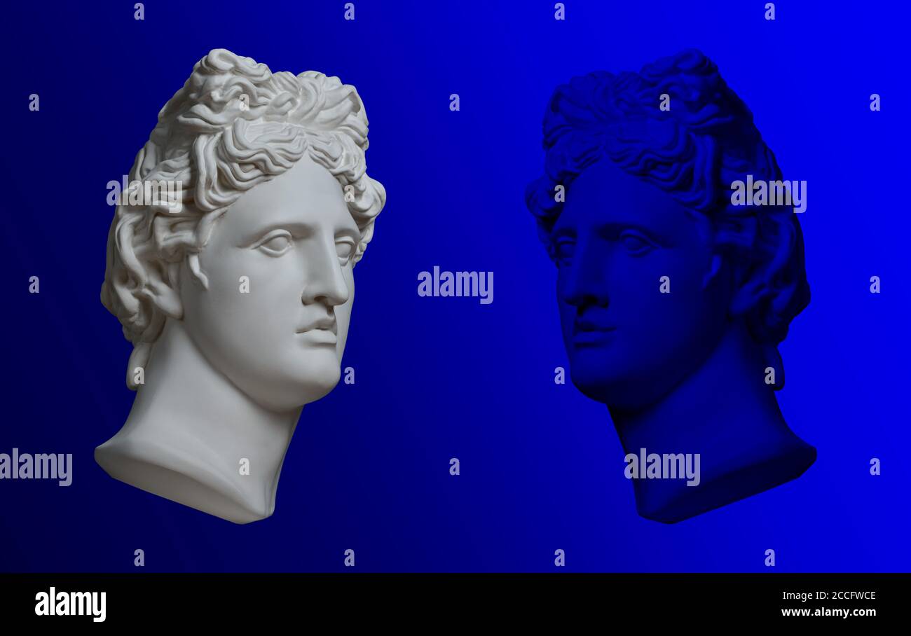Gypsum statue of Apollo's. Statue. Black Lives Matter. Racial ...