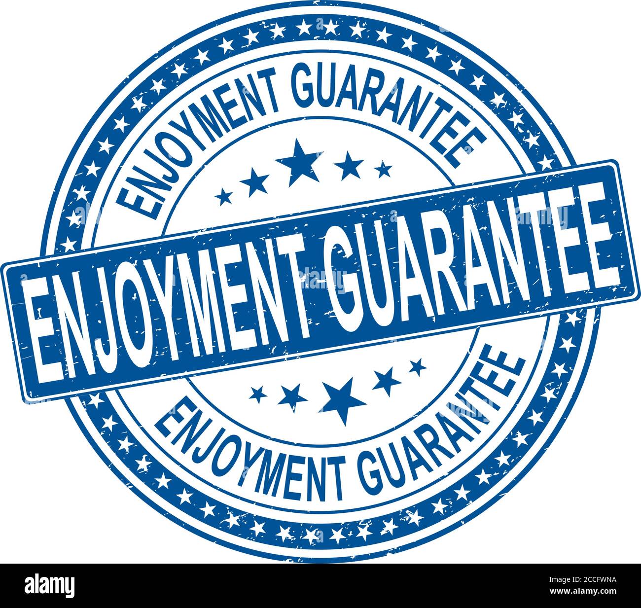 enjoyment guarantee vector grunge stamp on a white background Stock ...