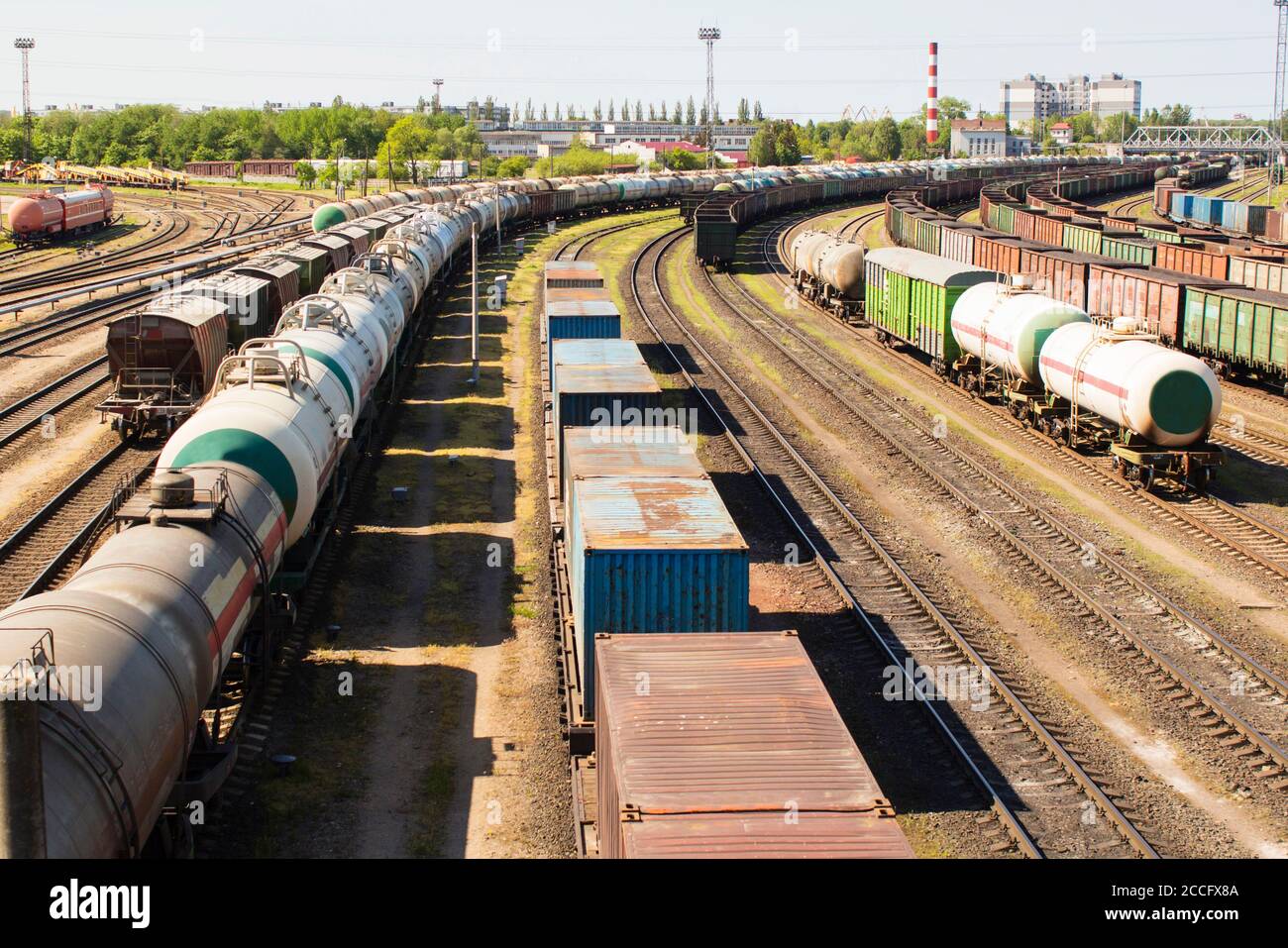 rail cars loaded with coal Stock Photo - Alamy