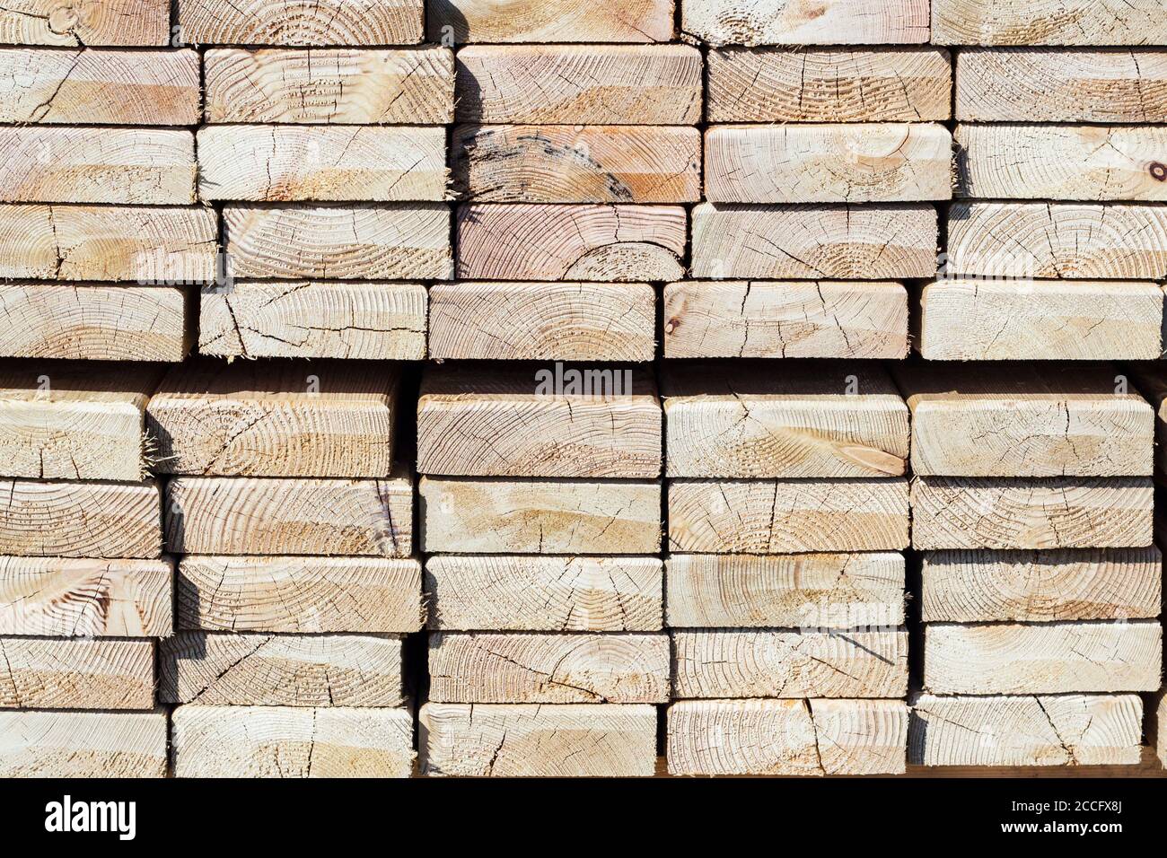 wooden planks on a construction site Stock Photo - Alamy