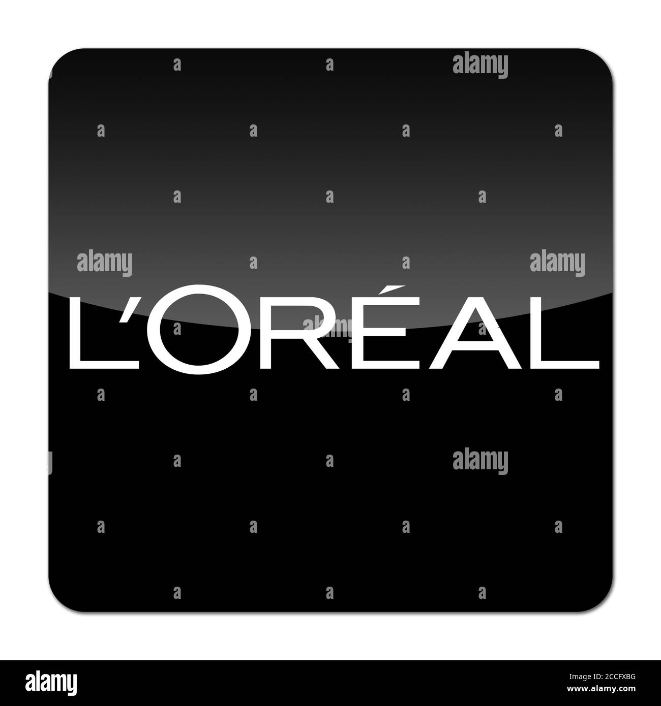 Loreal loréal cosmetics logo icon Cut Out Stock Images & Pictures - Alamy