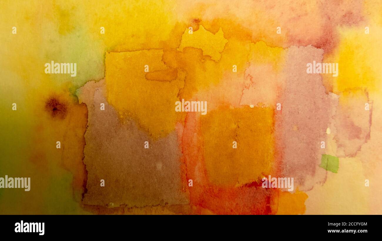Watercolors flowing into one another Stock Photo - Alamy