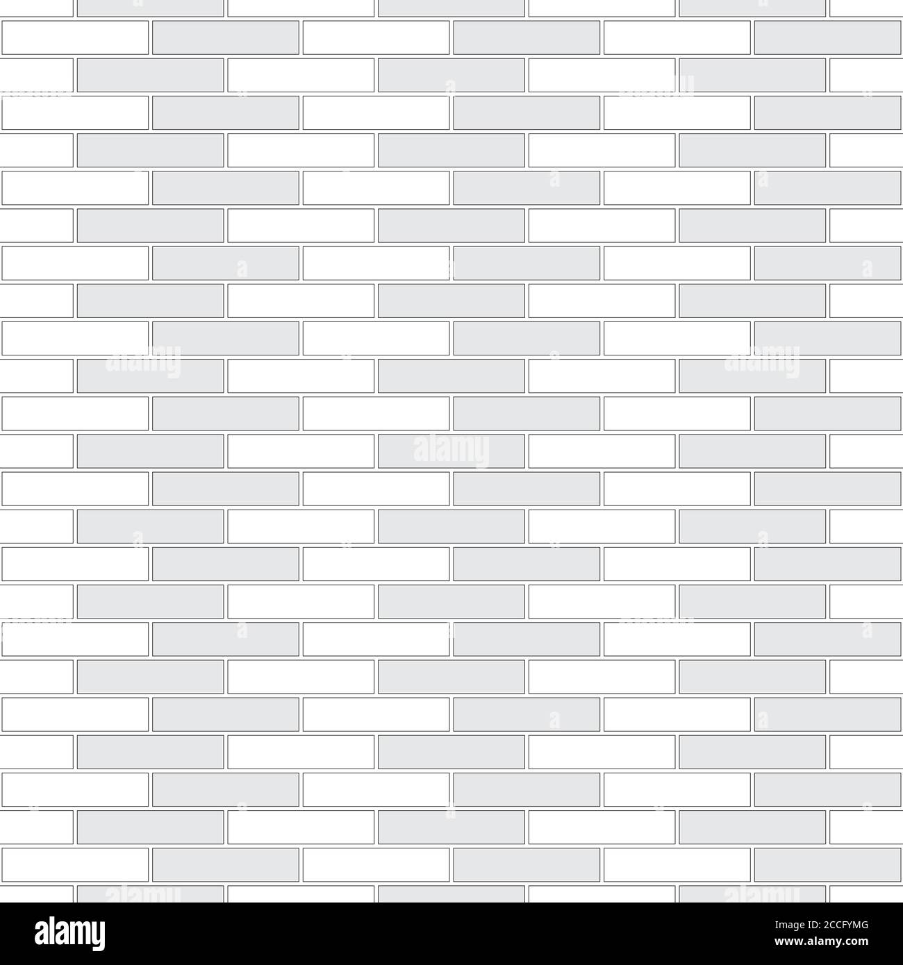 Brickwork texture seamless pattern. Decorative appearance of Stretcher ...