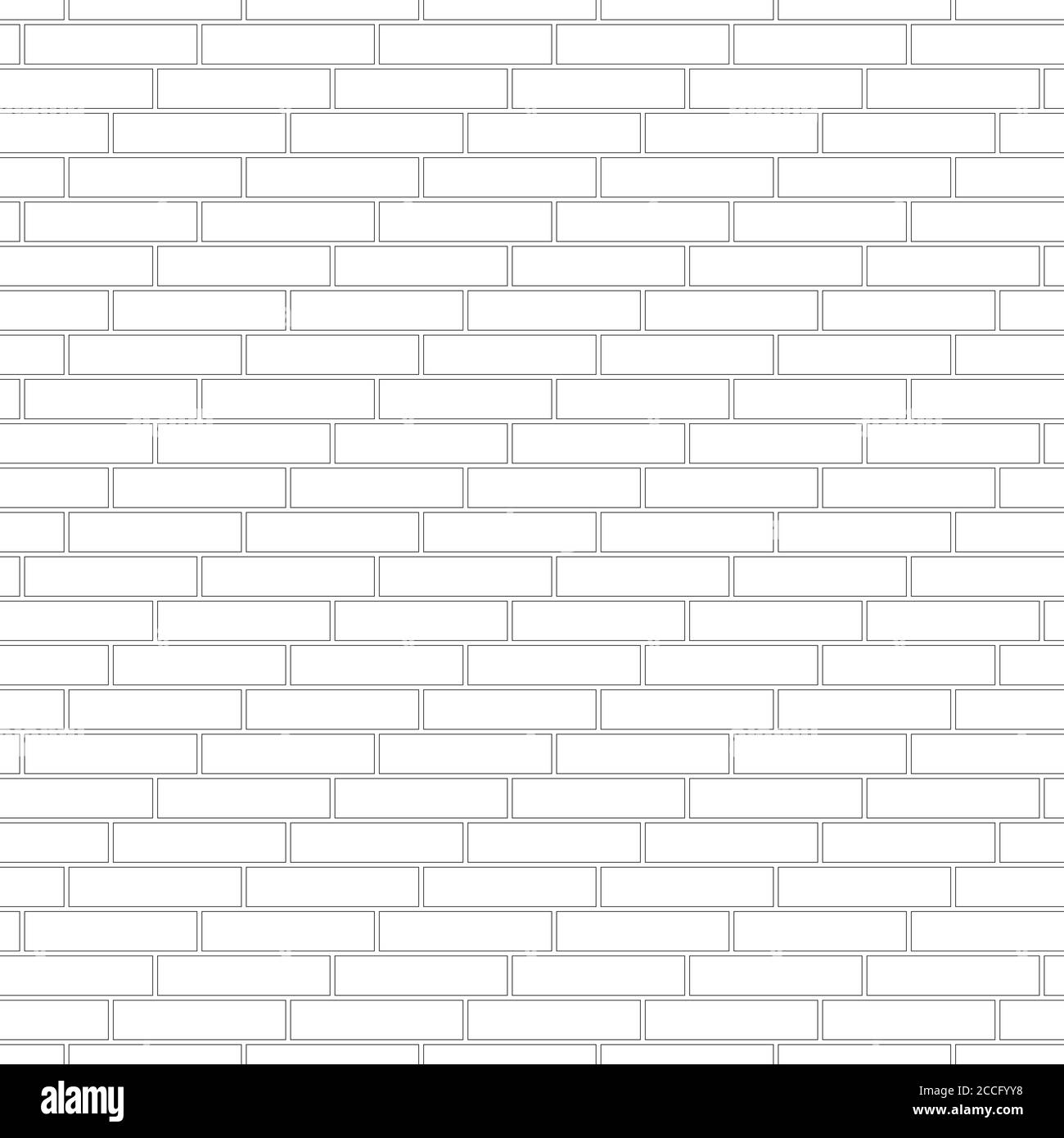 Brickwork texture seamless pattern. Simple appearance of Stretcher ...