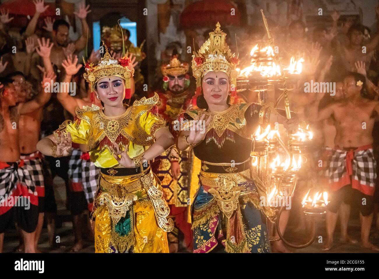 The performance is called a ‘Kecak dance’, an onomatopoeic title for ...