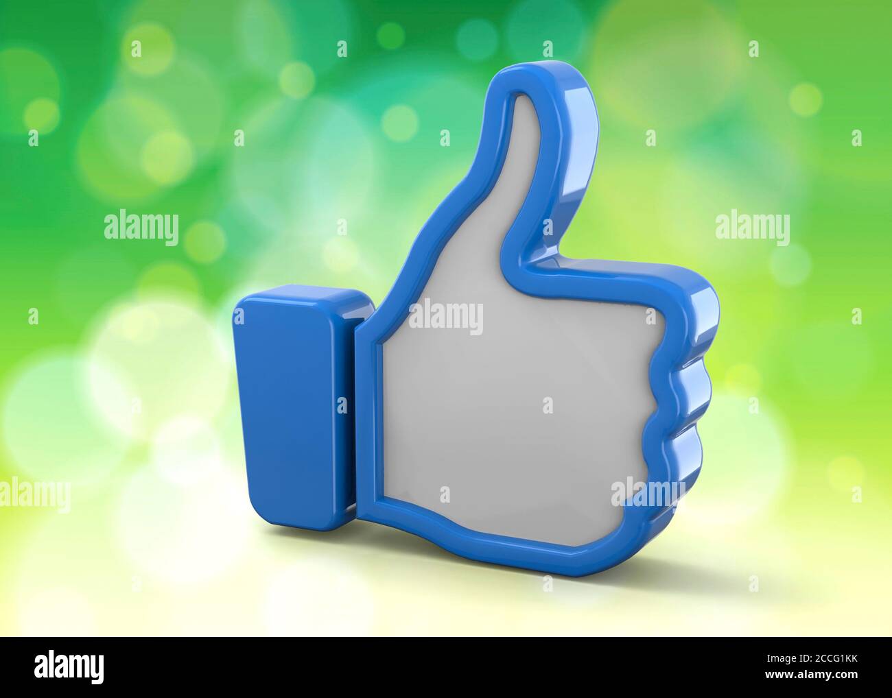 The Like symbol - 3D Stock Photo - Alamy
