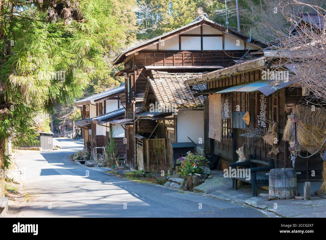 Nagano, Japan - Tsumago-juku in Nagiso, Nagano, Japan. Tsumago-juku was ...
