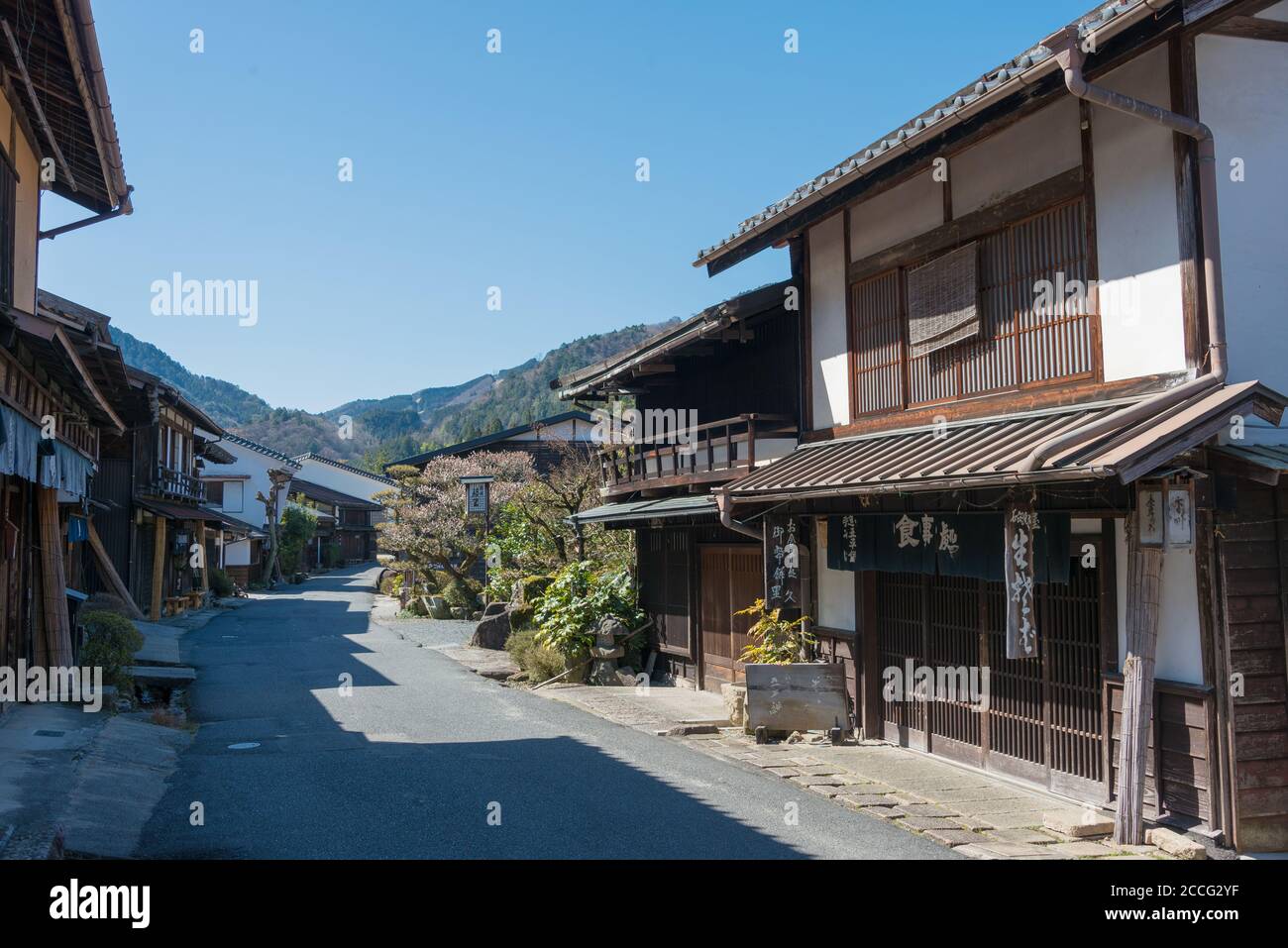 Nagano, Japan - Tsumago-juku in Nagiso, Nagano, Japan. Tsumago-juku was ...